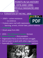 Term 4 History Notes GR9 | PDF | Apartheid | African National Congress