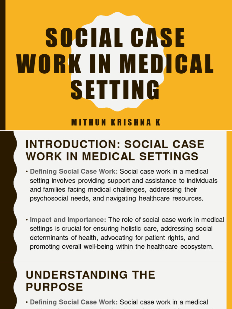 Case Work | PDF | Health Care | Social Work