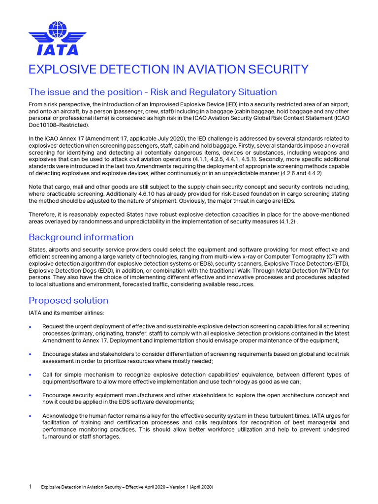 Explosive Detection | PDF