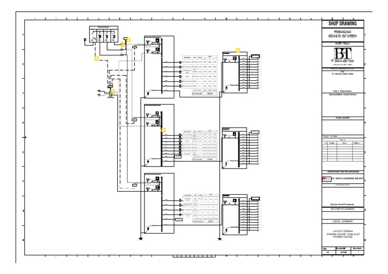 Wiring Diagram Power Room BAT | PDF