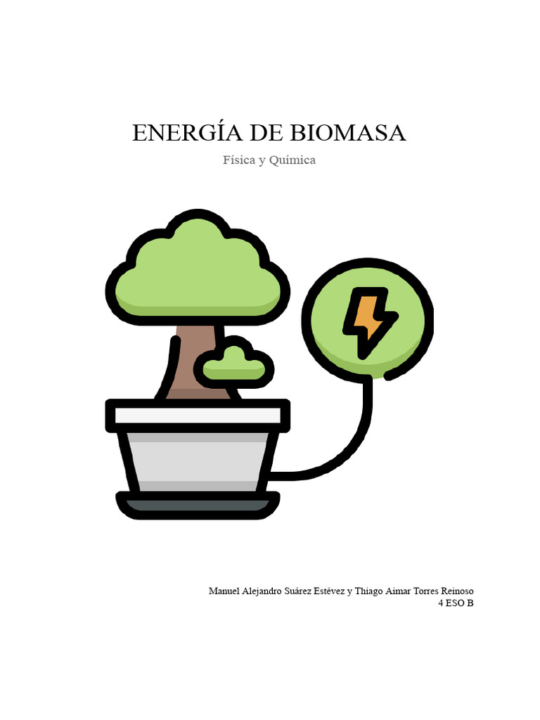 ENERGÍA DE BIOMASA | PDF | Biomasa | Biocombustible