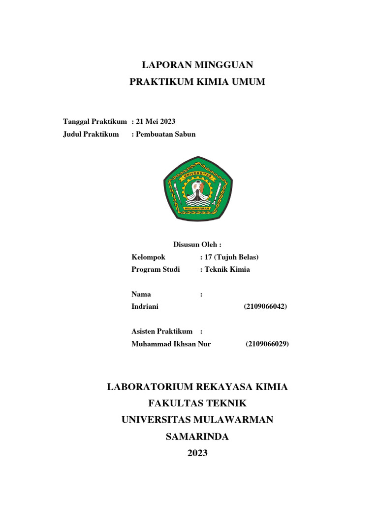 Laporan Modul 8 Kimum | PDF