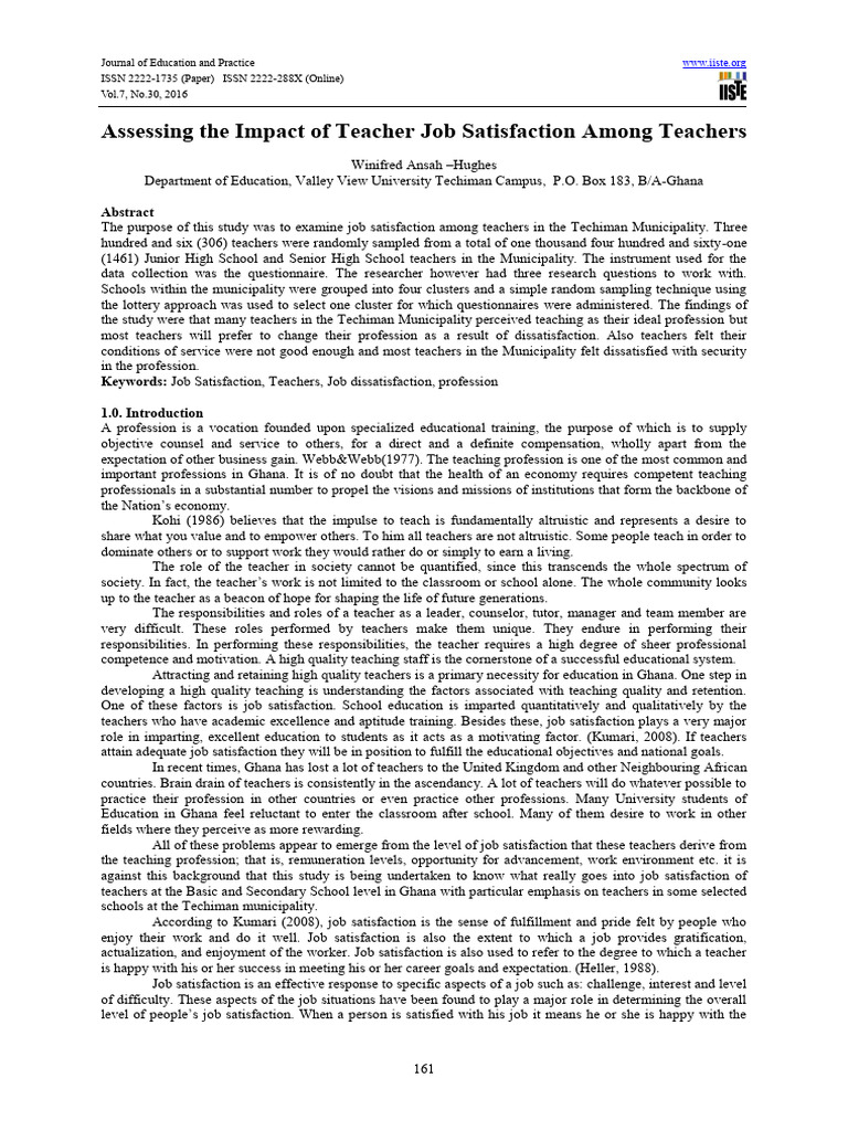 Locale of The Study Population and Sampling Scoring and Interpretation ...