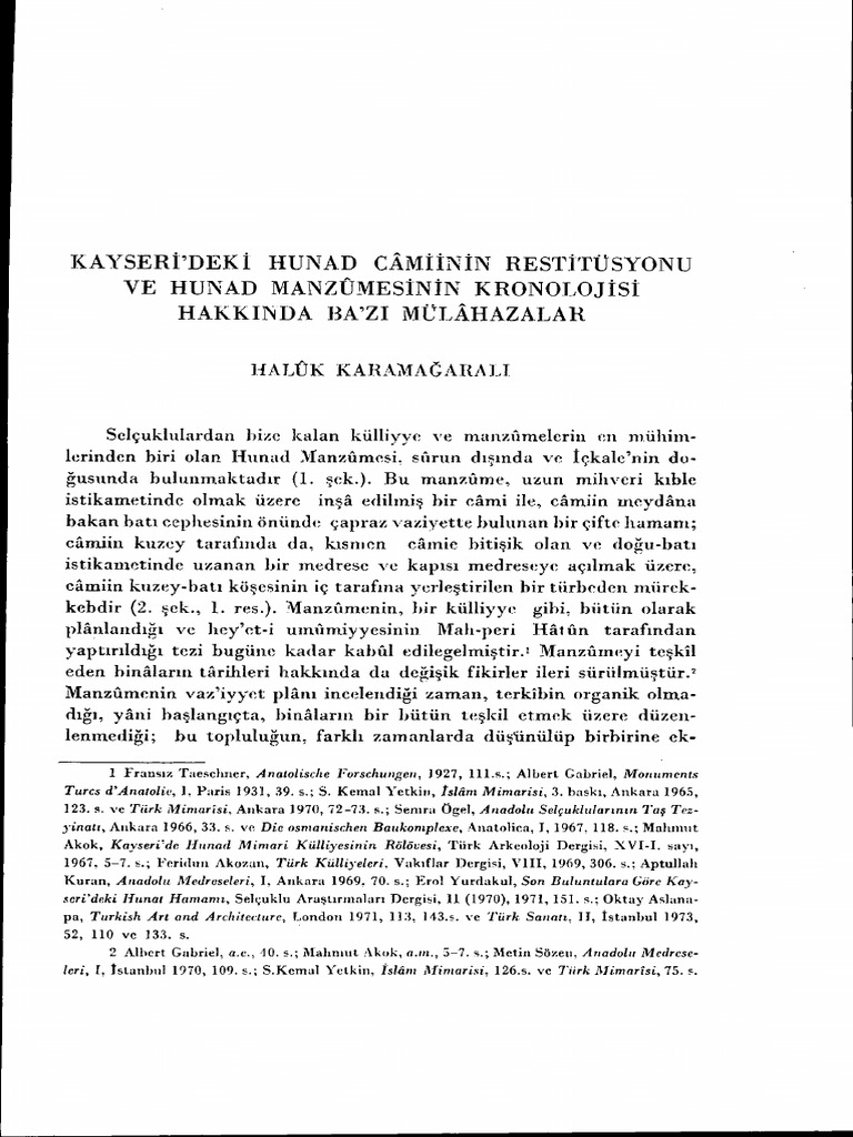 Haluk Karamağaralı-Huand Hatun | PDF