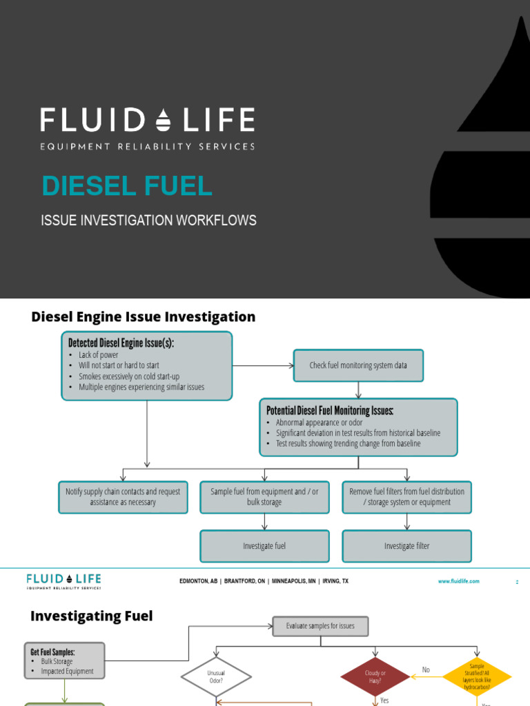 Tech-Doc-Diesel-Fuel-Issue-Investigation | PDF | Biodiesel | Diesel Fuel