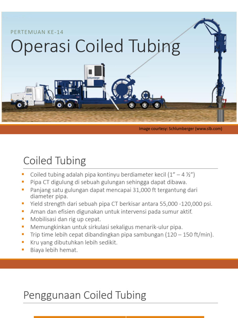 Operasi dan Komponen Coiled Tubing | PDF