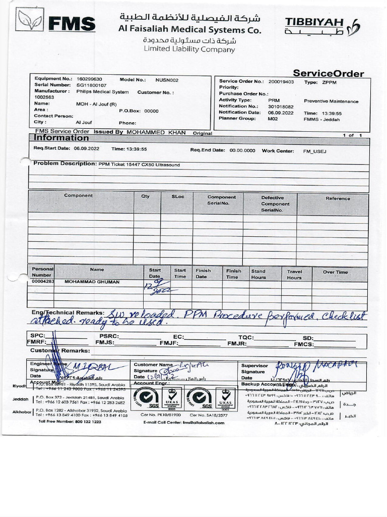 Ultrasound PPM Sample | PDF