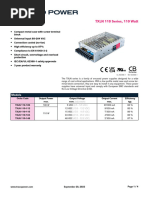 LNL-600XA Power Supply Overview | PDF | Power Supply | Mains Electricity