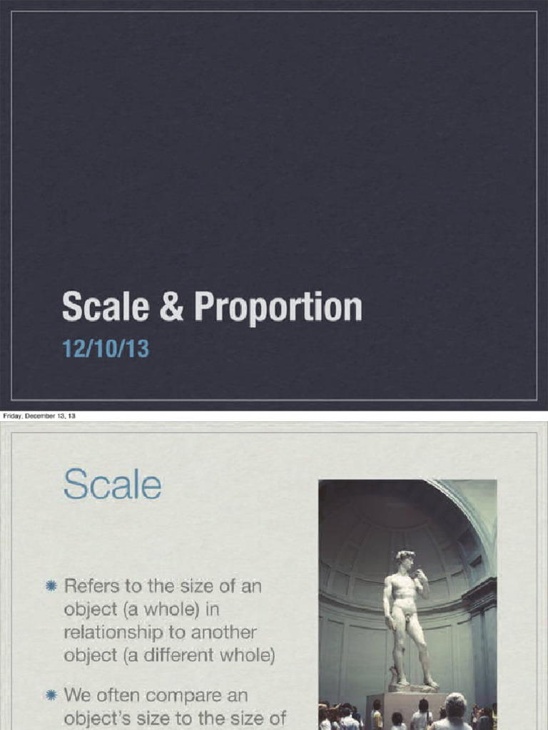 Scale Proportion | PDF