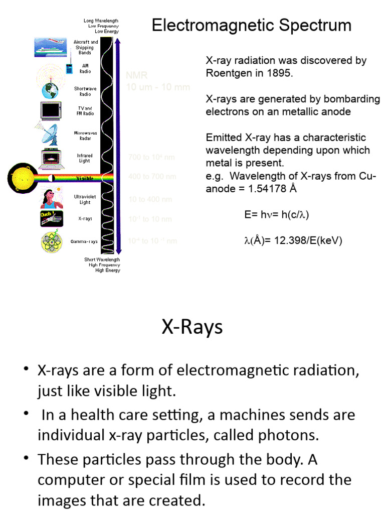 1 X Ray General Pdf X Ray Electromagnetic Radiation