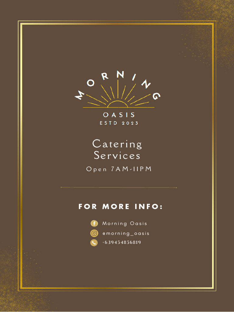 Catering Menu and Pricing Overview | PDF | Foods | Cuisine