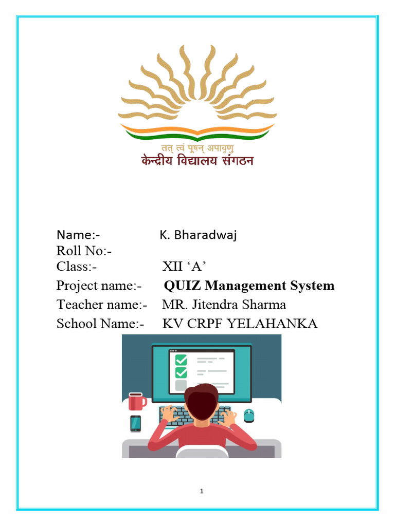 CS Project Final | PDF | My Sql | Databases
