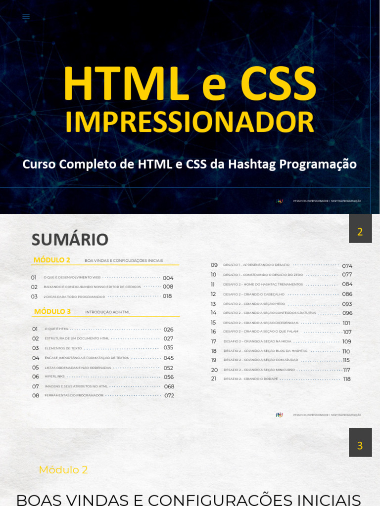Apostila HTML e CSS Impressionador Oficial | PDF