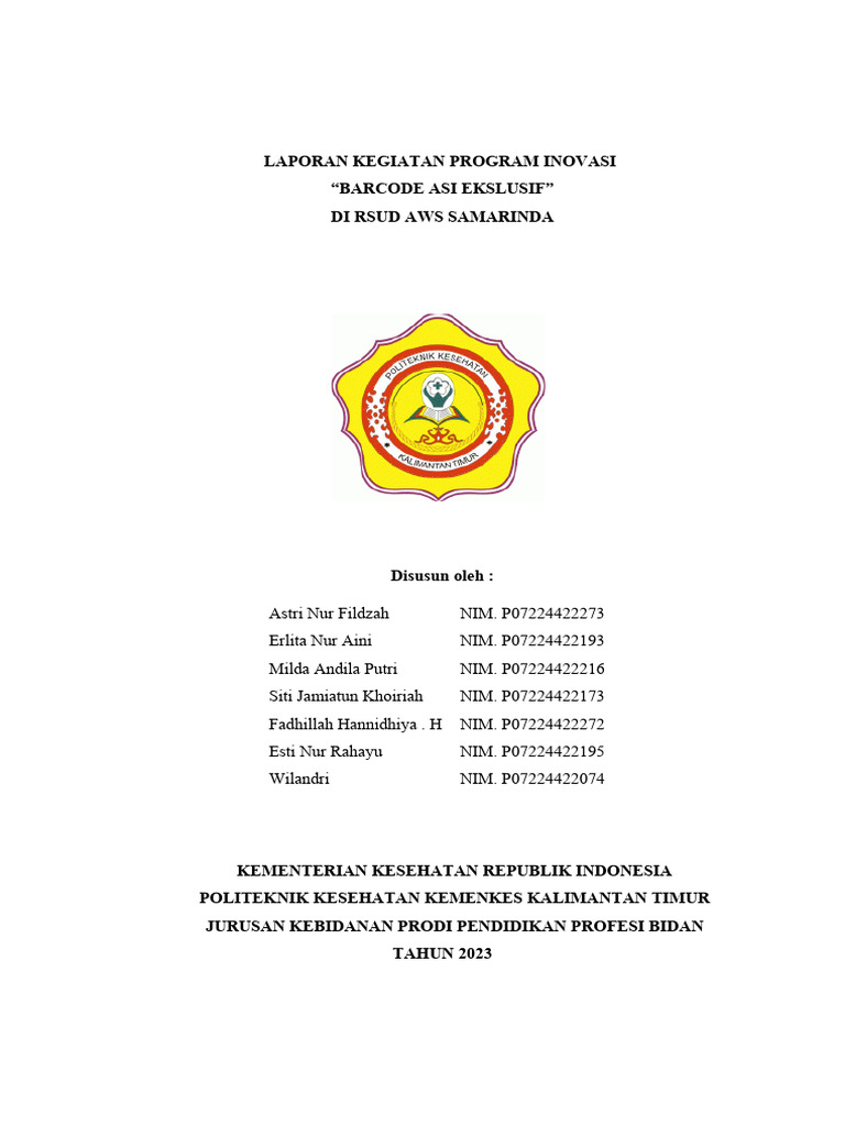 Laporan Kegiatan Inovasi Kolab | PDF | Bisnis