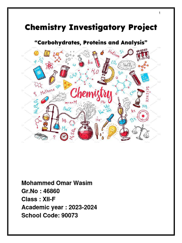 Chemistry Investigatory Project | PDF