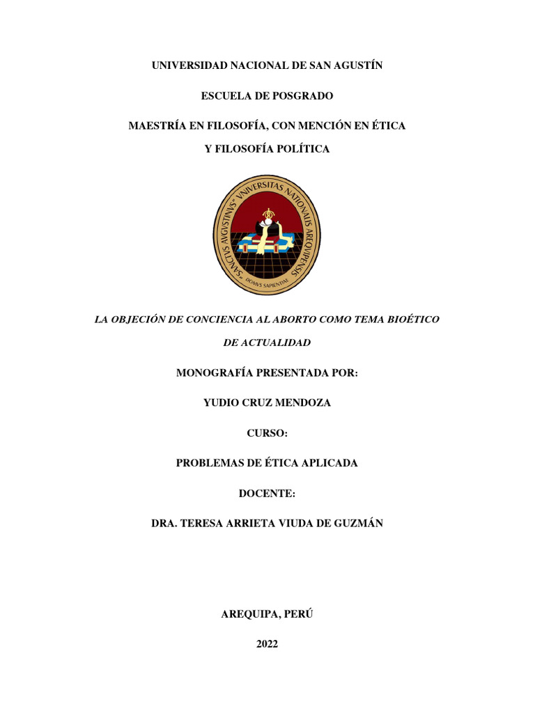 Monografía (Ejemplo) | PDF