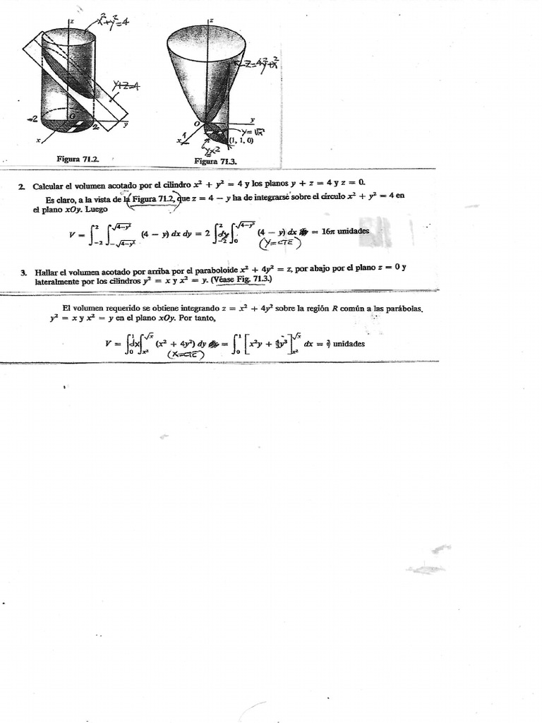 TICS Volumen Integral Doble 2 Ejerc 2023 | PDF
