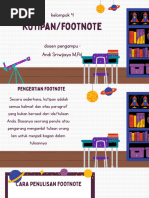 Panduan Lengkap Menulis Footnote | PDF
