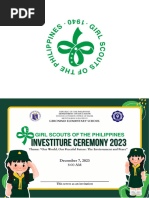 BSP - GSP Campfire Ceremony | PDF
