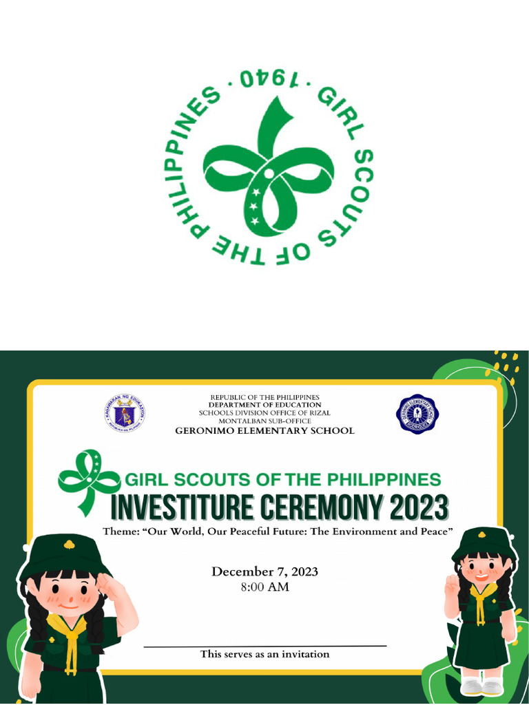 GSP Investiture Invitation | PDF