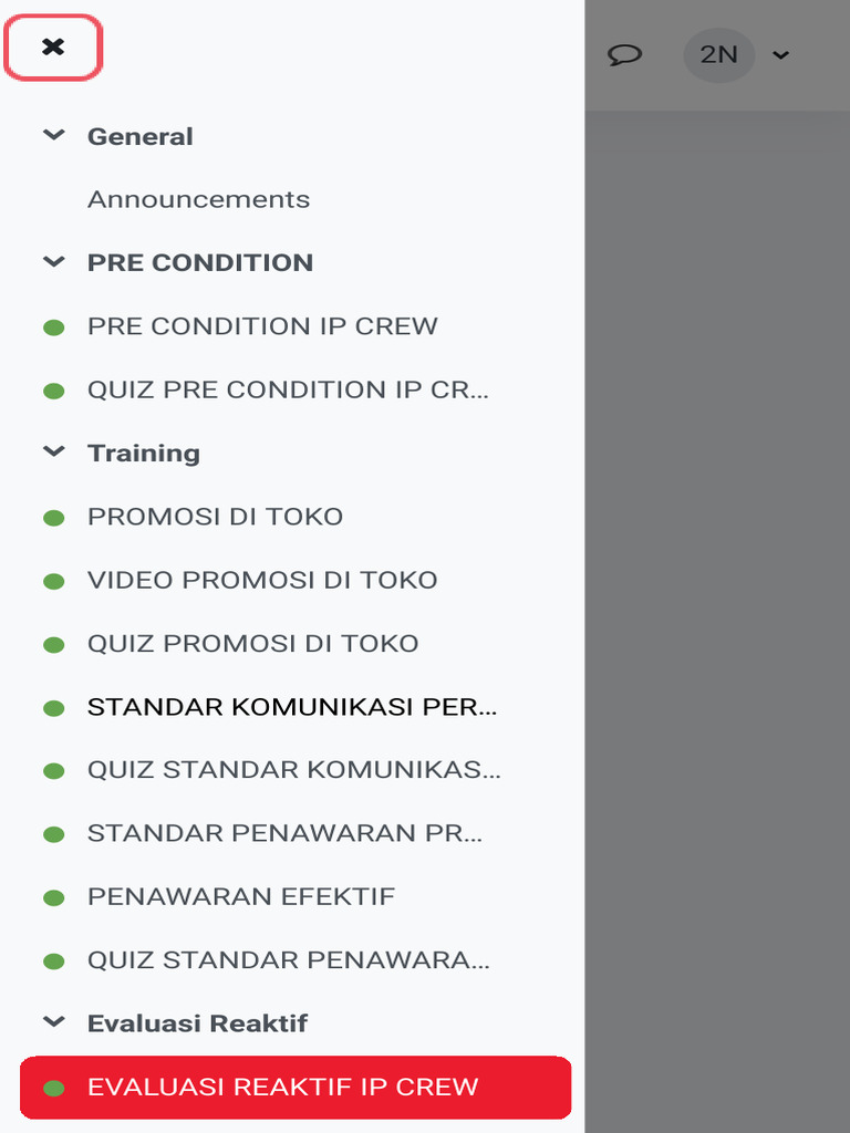 Ip Crew Alfamart Evaluasi Reaktif Ip Crew | PDF