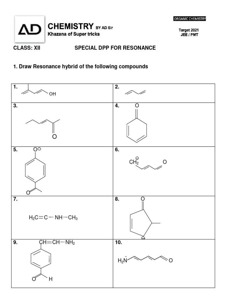 Special DPP Resonance | PDF