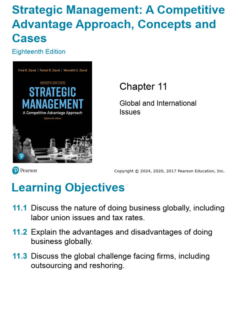 David sm18 PPT 11 | PDF | Outsourcing | Offshoring