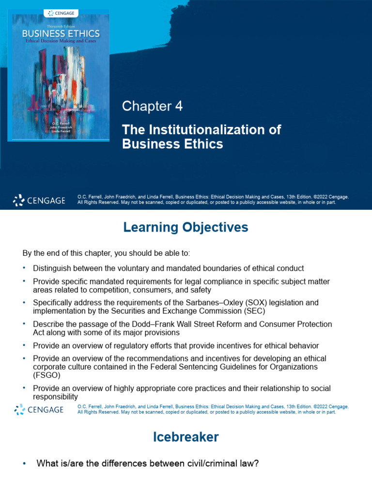 Ferrell BE 13e CH04 Instructor PPT Final | PDF