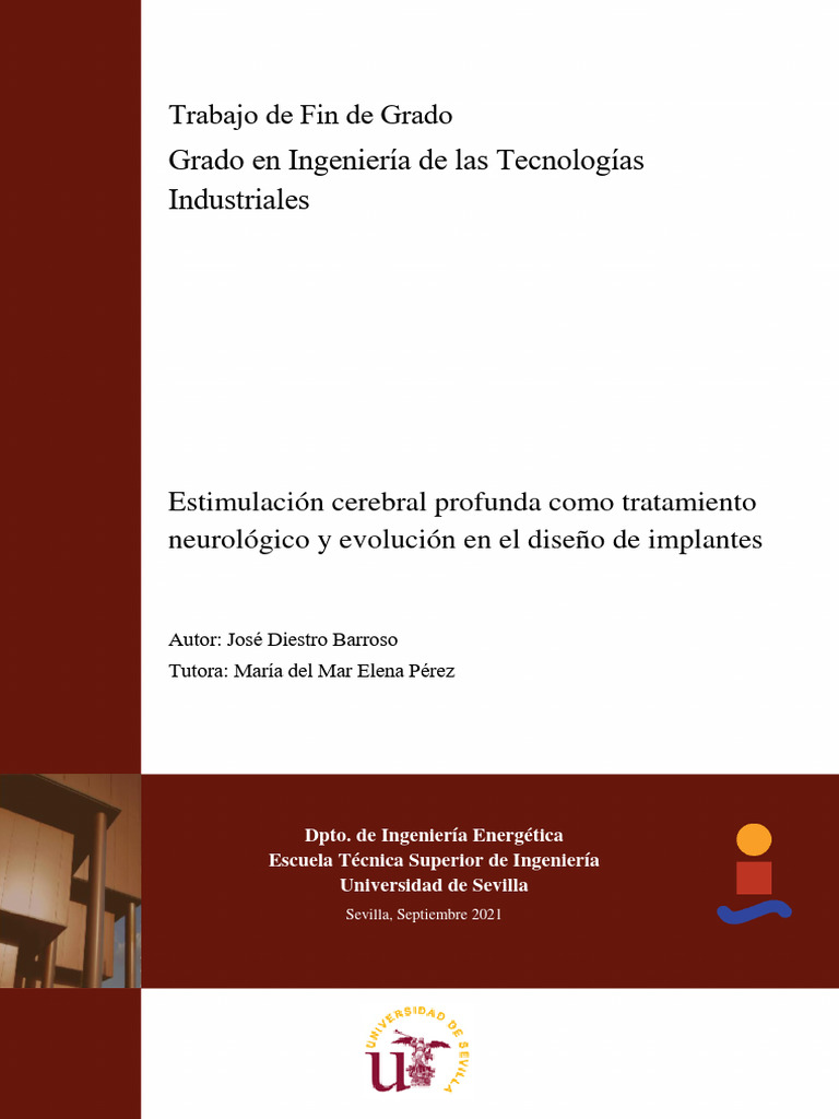Tfg-3812-Diestro Barroso | PDF | Enfermedad de Parkinson | Estimulación cerebral profunda