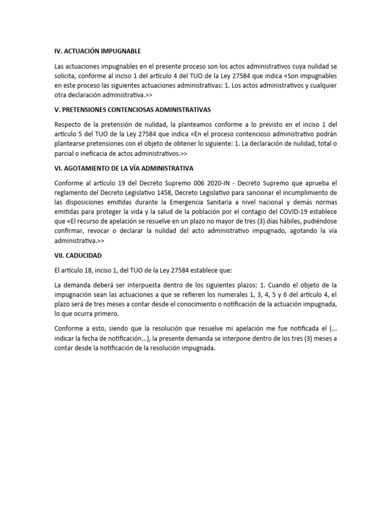 Iv. Actuación Impugnable | PDF | Finanzas y dinero | Ciencias sociales