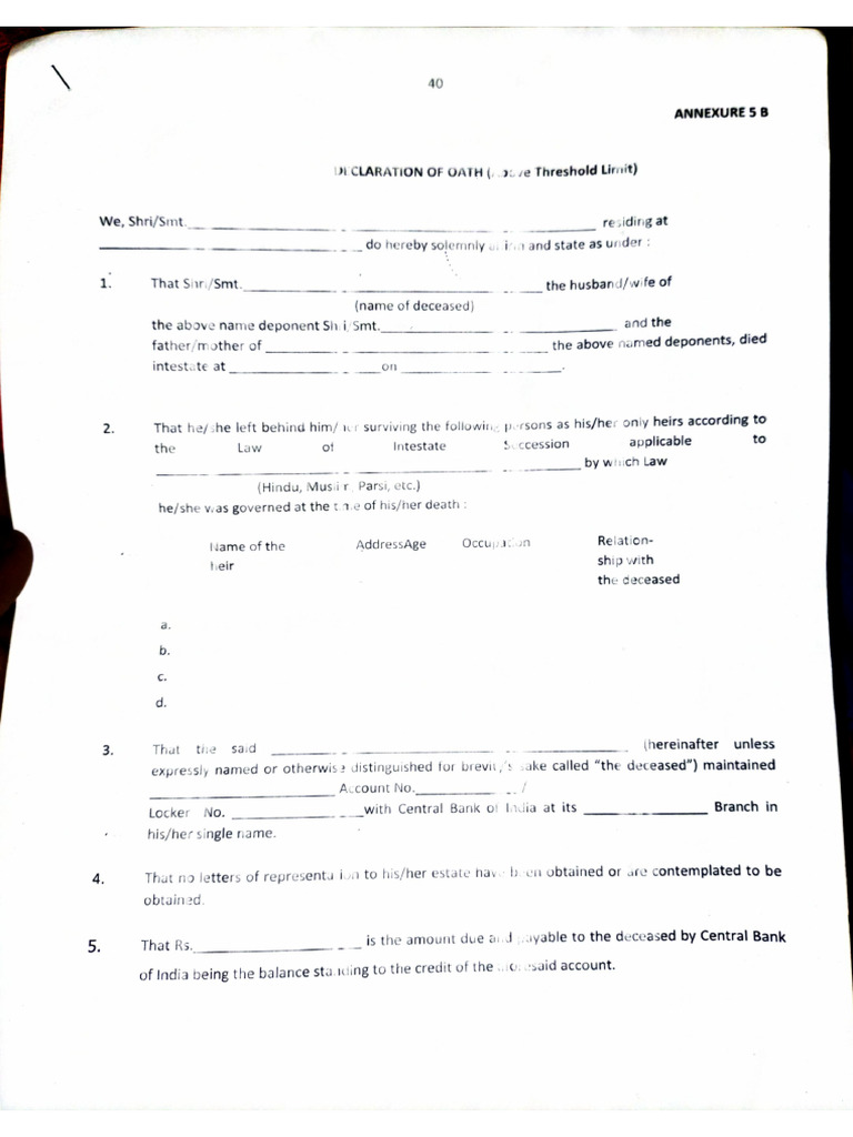 Annexure 5B | PDF