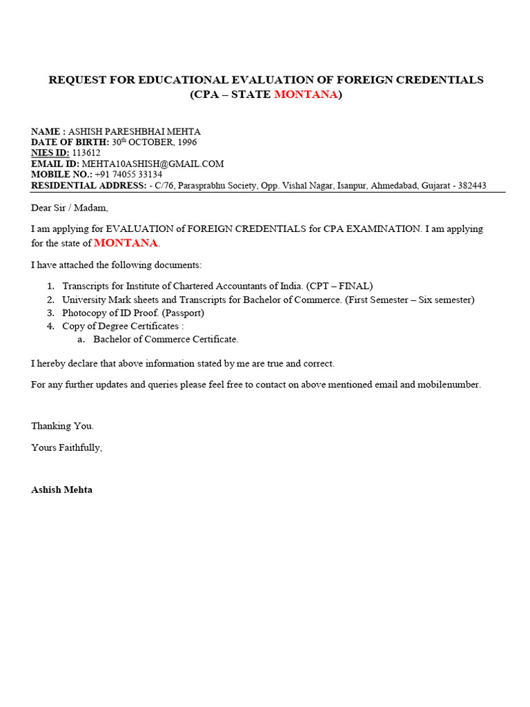 Covering Letter | PDF Covering Letter | PDF