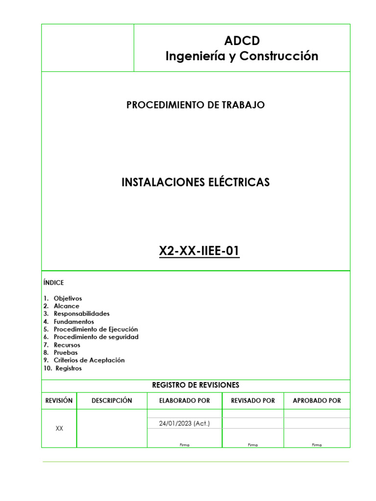 Procedimiento de Iiee | PDF