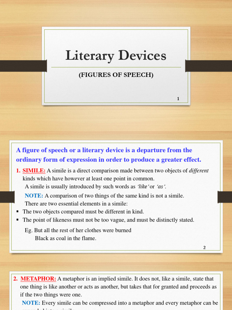 Literary Devices | PDF | Poetry | Irony