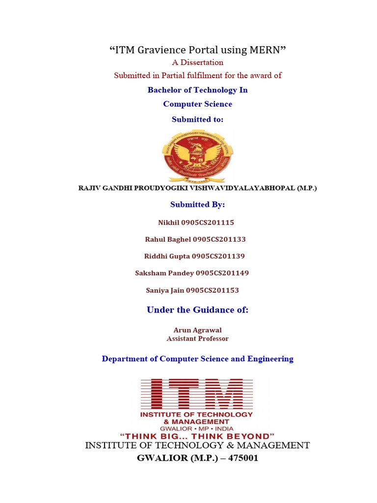 Major Project Final | PDF | Software Engineering | Computer Engineering