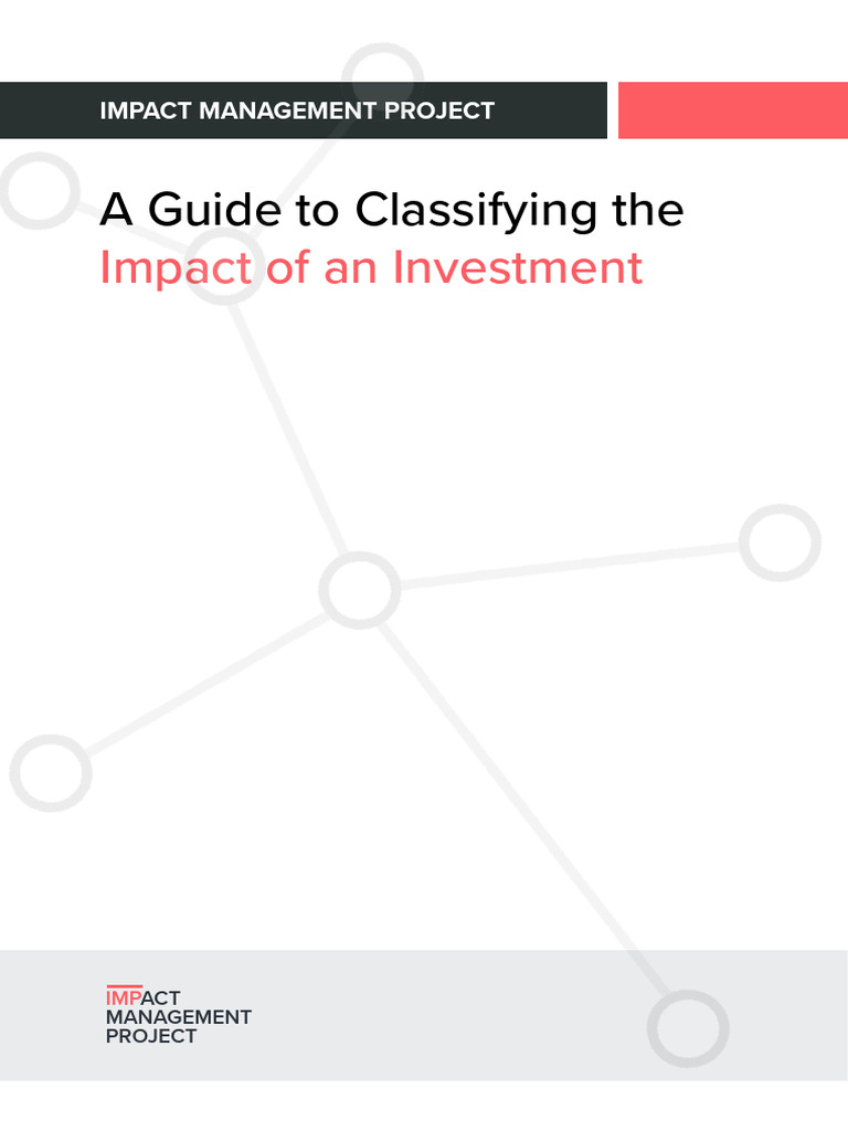 Impact Investment Guide | PDF | Risk | Investing