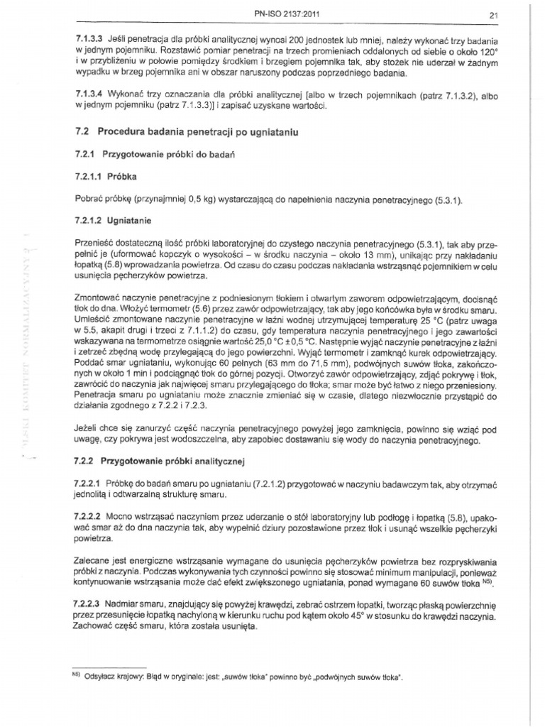 PN - ISO 2137 Penetracja cz2 | PDF