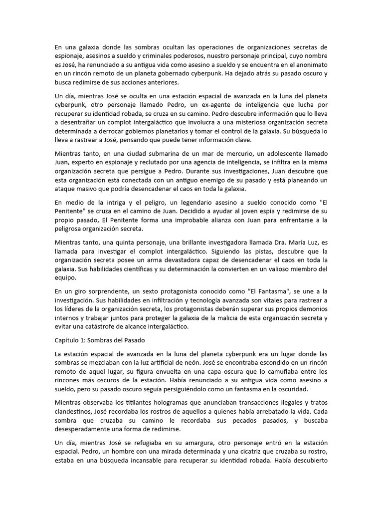 Galaxia en Guerra Amor, Traición y Redención Novela Hecho Por Chat Gopt ...