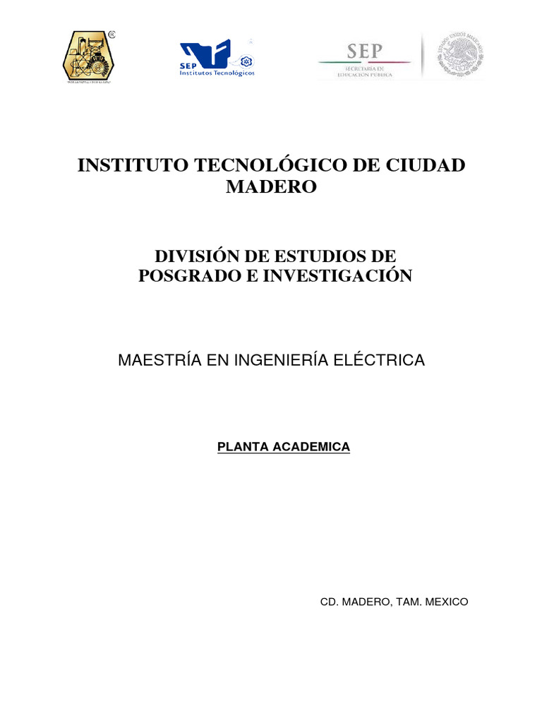 Planta Academica | Descargar gratis PDF | Ingenieria Eléctrica | Ingeniería Planta Academica | Descargar gratis PDF | Ingenieria Eléctrica | Ingeniería