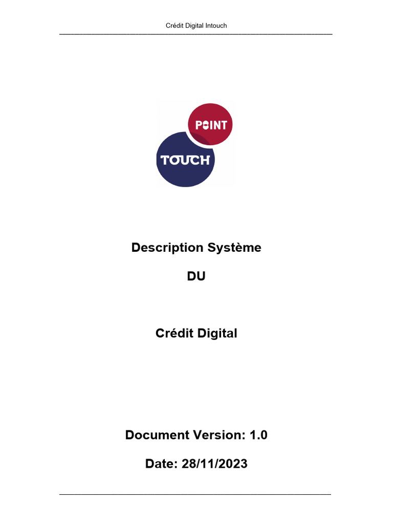 System Description Document | Download Free PDF | Documentation ...