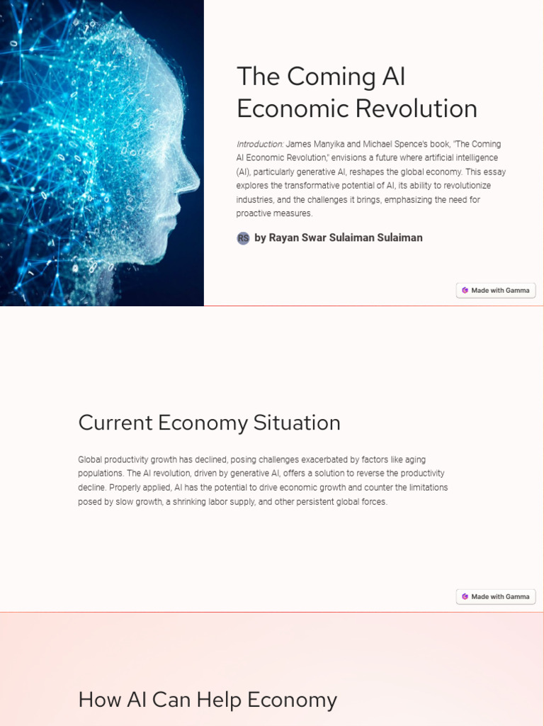 The Coming AI Economic Revolution: by Rayan Swar Sulaiman Sulaiman ...