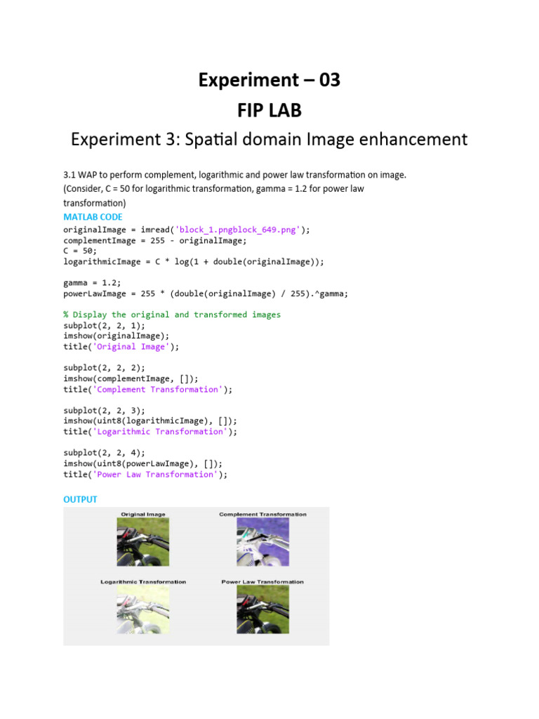 Fip Expt 3 | PDF | Computer Graphics | Computer Engineering