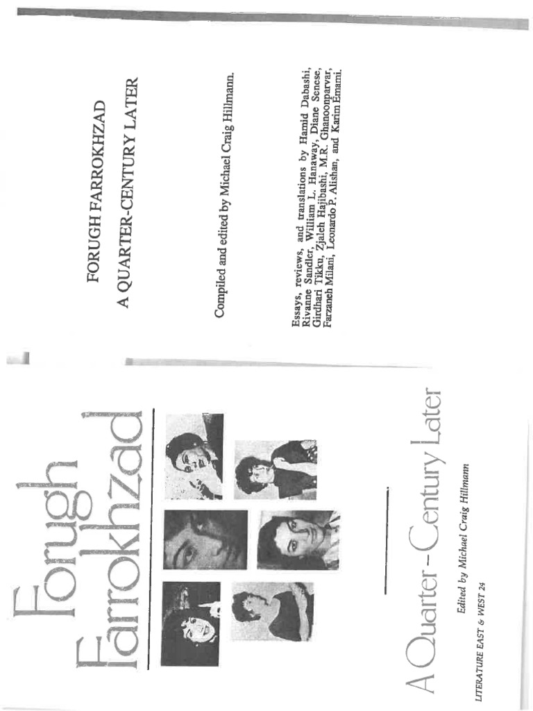 Forough Farrokhzad A Quarter Century Lat | PDF