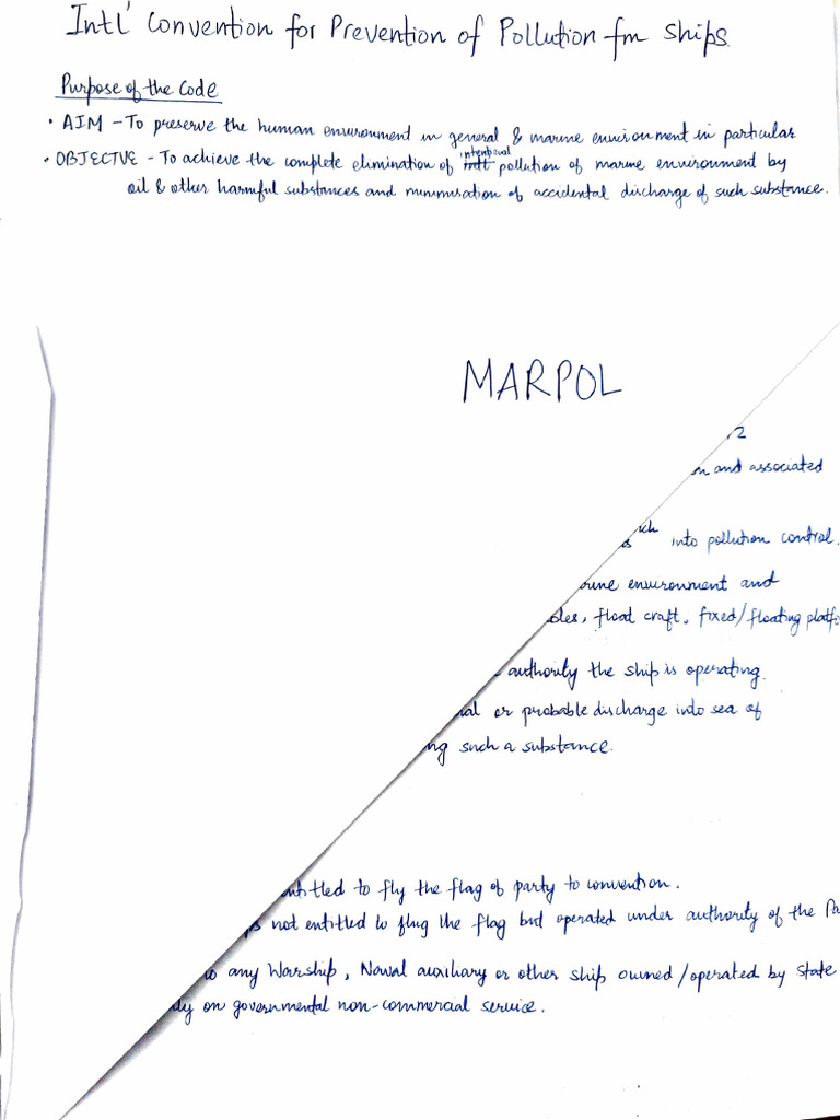 Marpol 1 | PDF