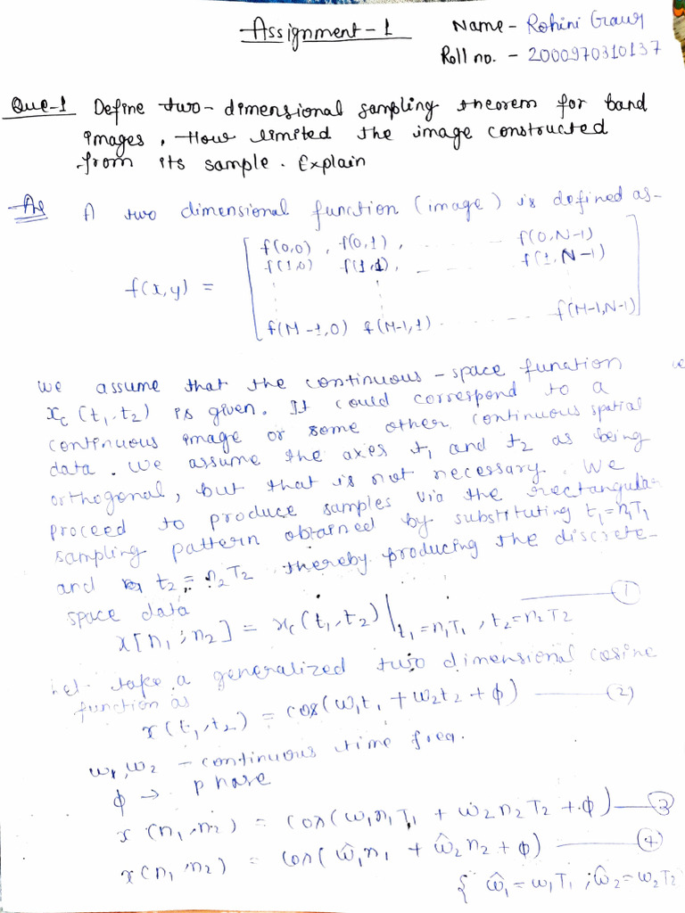 DIP Assignment 1 | PDF