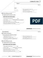 Link 5 Unit 3 Test A | PDF | Cooking | Food And Drink