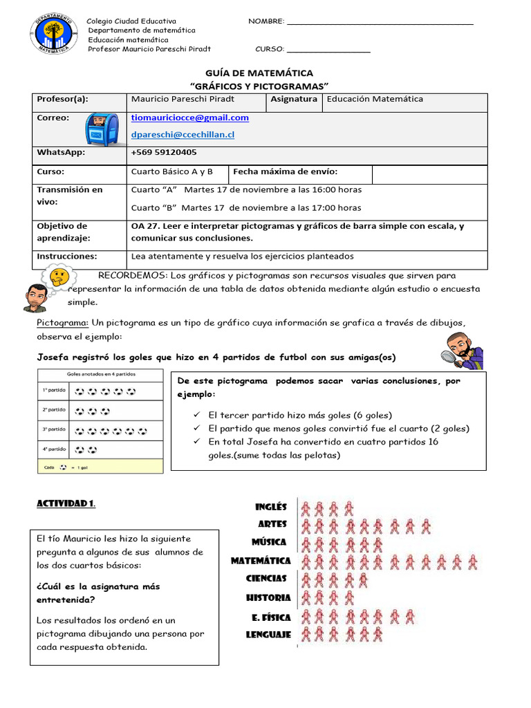 Cuarto Basico Graficos | PDF