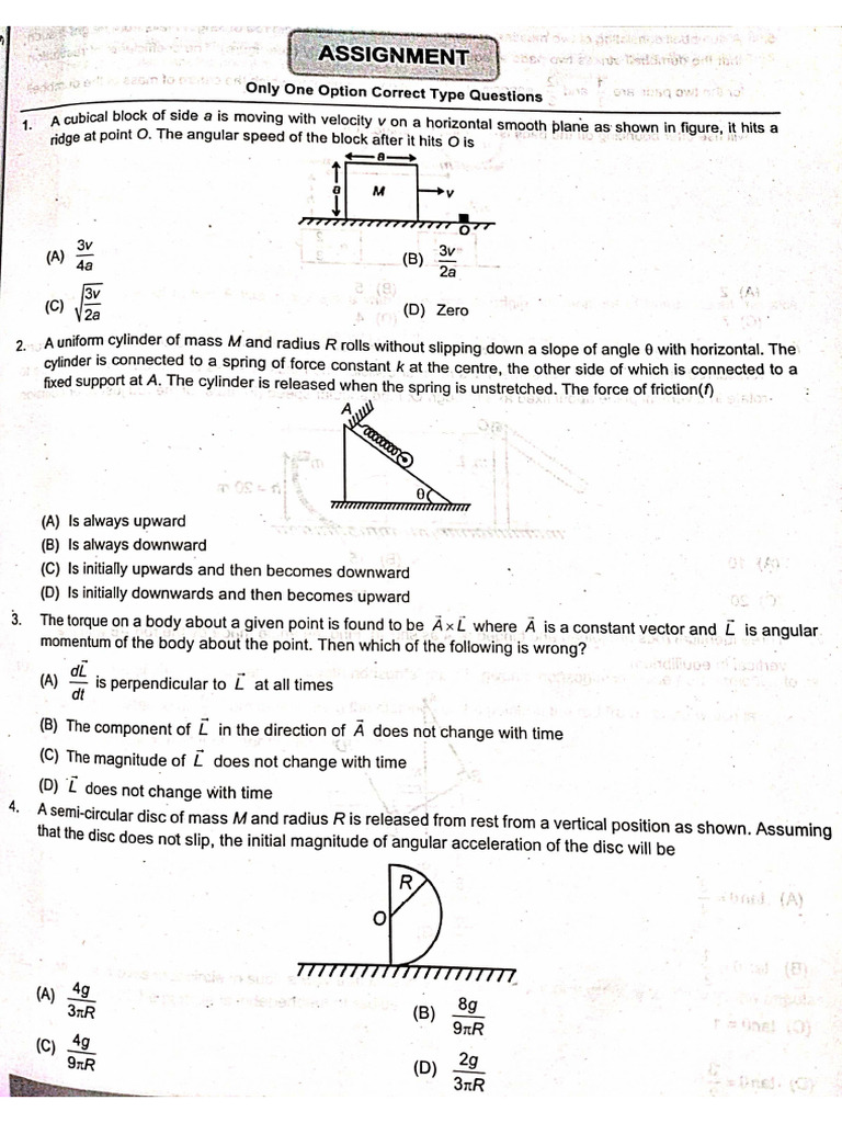 Spotlight Physics Rotation. | PDF
