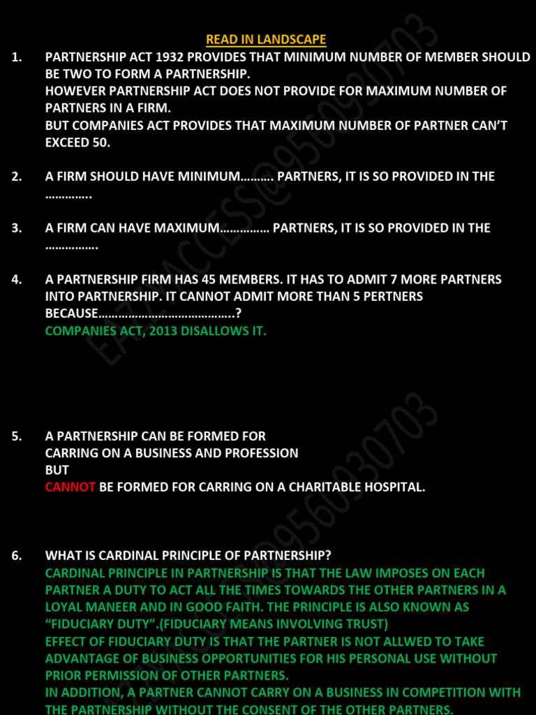 Fundamental of Partnership New | PDF | Partnership | Income Statement