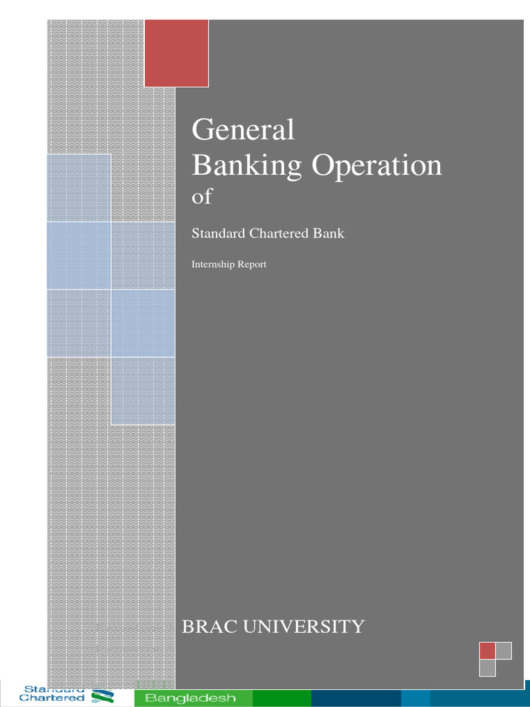 General Banking Operation On Standard Chartered Bank | PDF ...